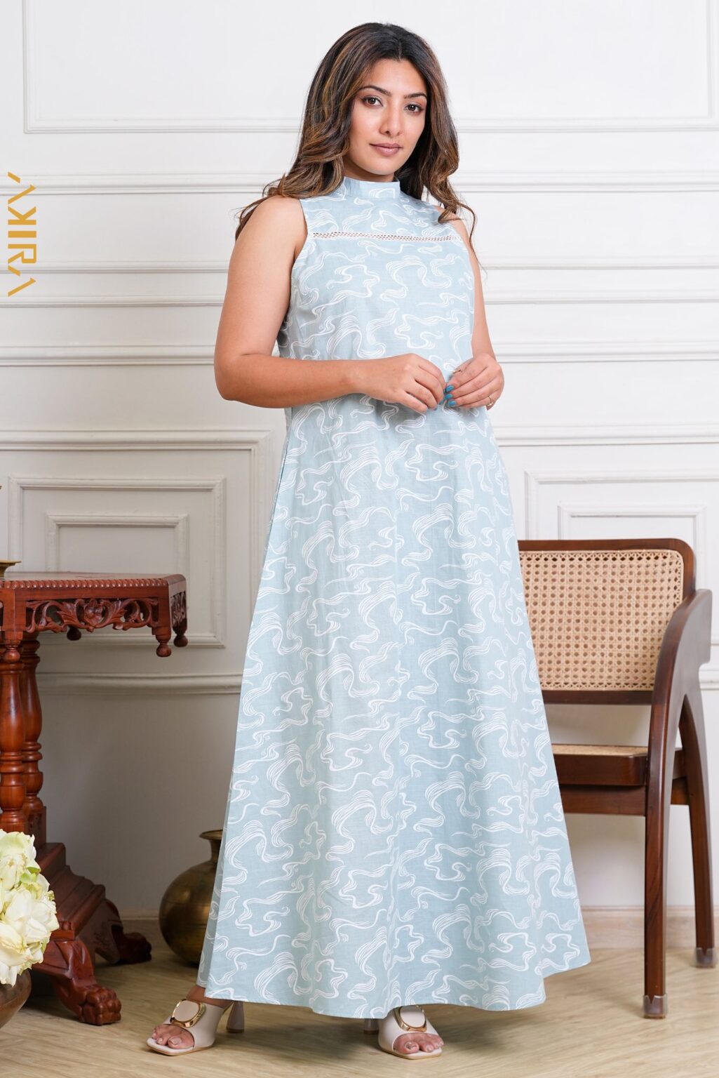 Looma fleur batik designer dress for women