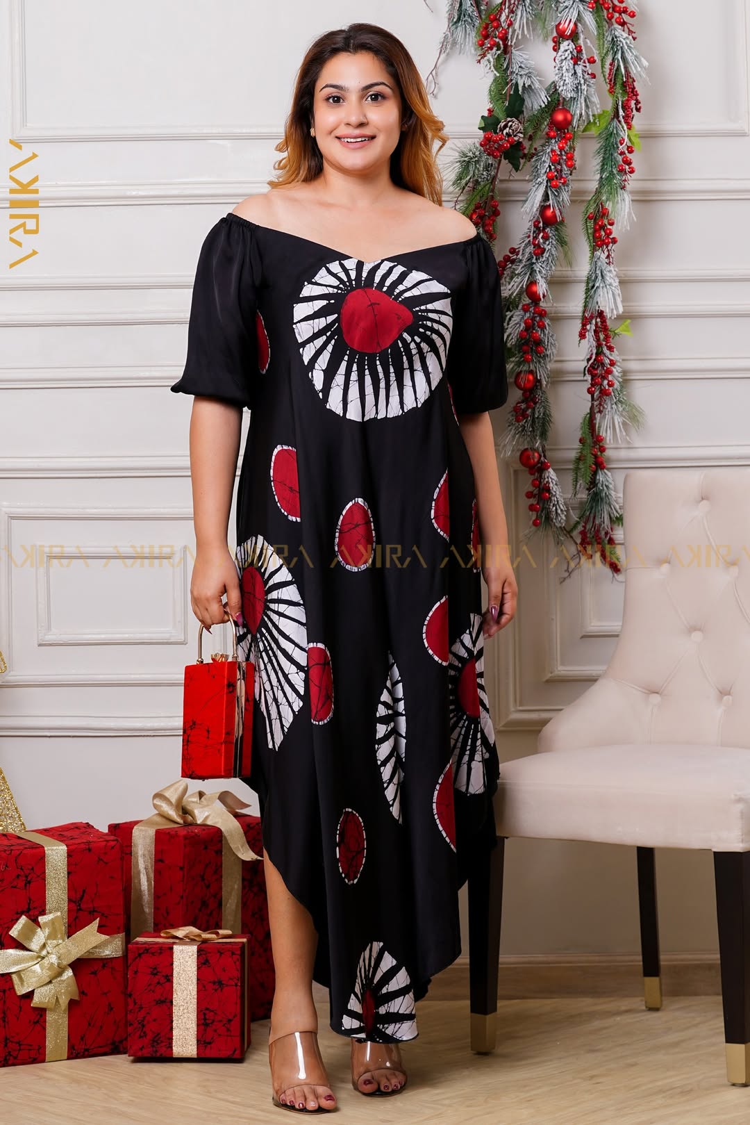 Elegant of luxe silk party dress